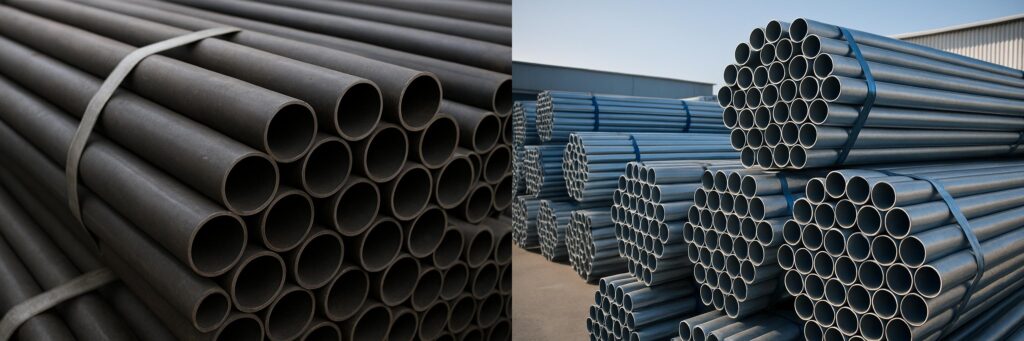 Difference Between GI and MS Pipe |Khandelwal Pipe Syndicate